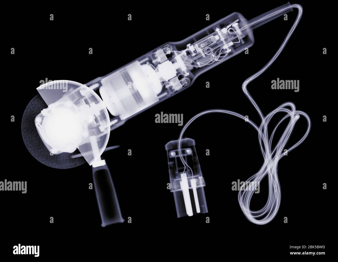 Angle grinder, X-ray Stock Photo - Alamy