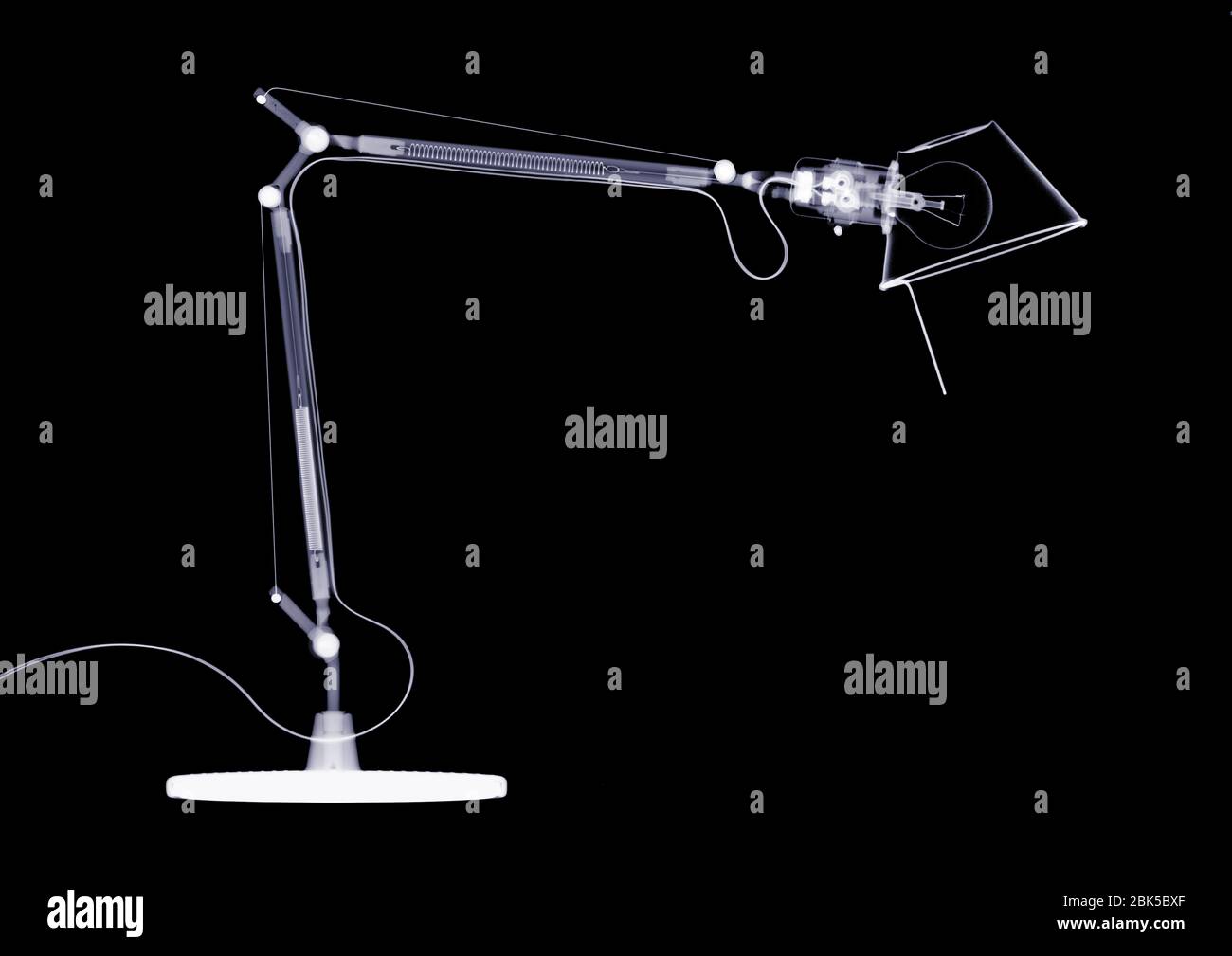 Desk lamp, X-ray Stock Photo - Alamy
