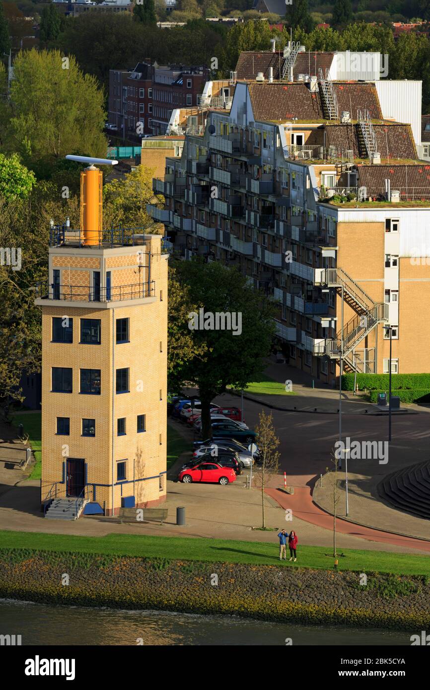 Radar Station, Maas River, Rotterdam, South Holland, Netherlands ...