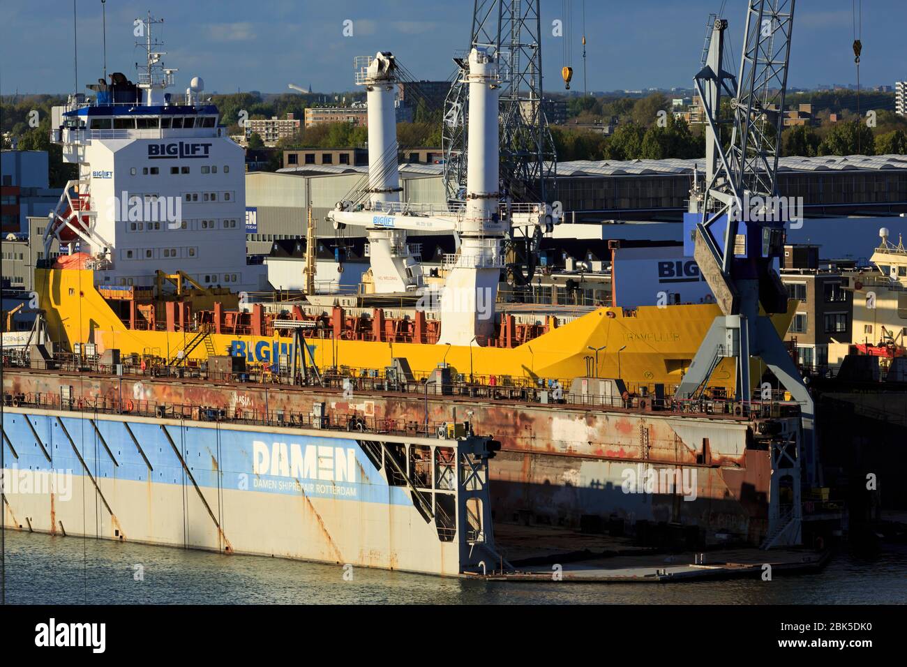 Damen Shipyard,, Port of Rotterdam, South Holland, Netherlands, Europe ...