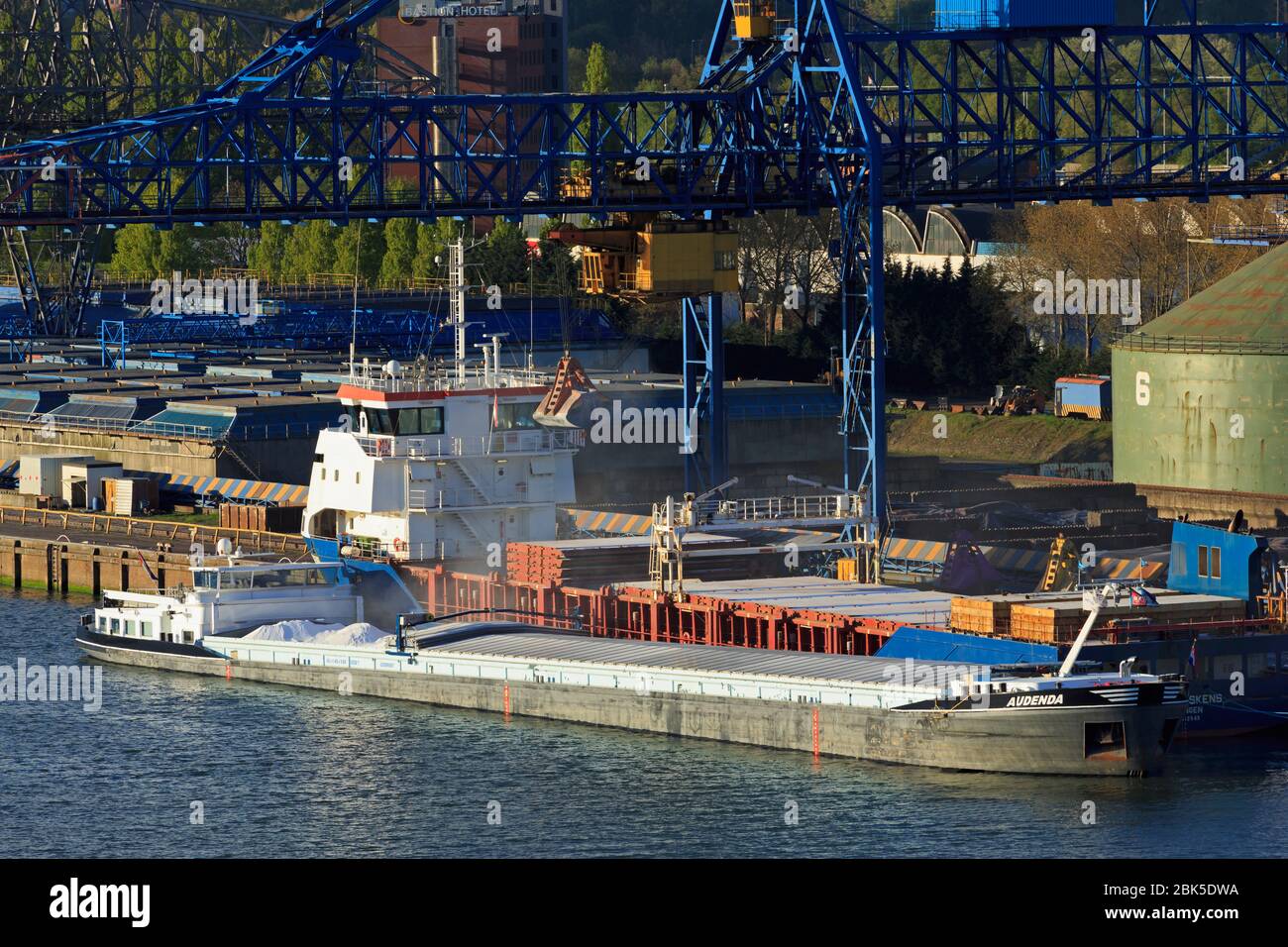 Bulk Terminal, Port of Rotterdam, South Holland, Netherlands, Europe ...