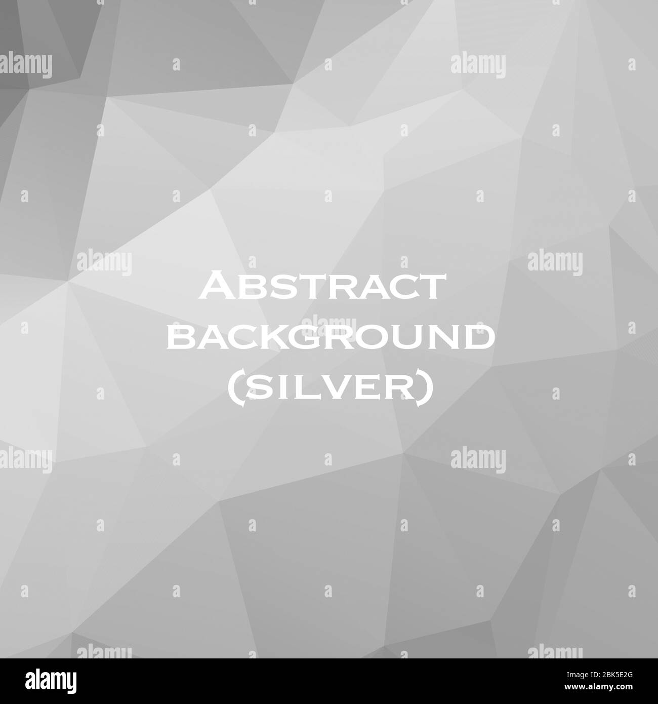 Modern (Sliver) Shiny Polygonal shapes background, low poly triangles ...