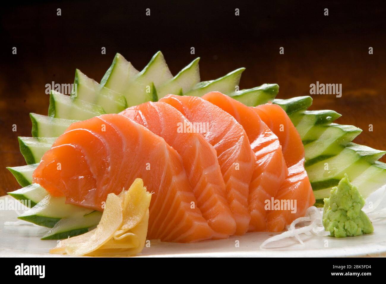 typical Japanese food in decorated and colorful dishes, Sushi and ...