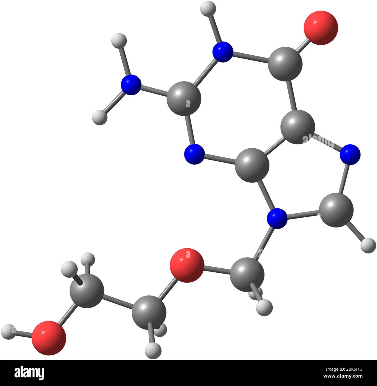 Acyclovir (INN, BAN, aciclovir) is a guanosine analogue antiviral ...