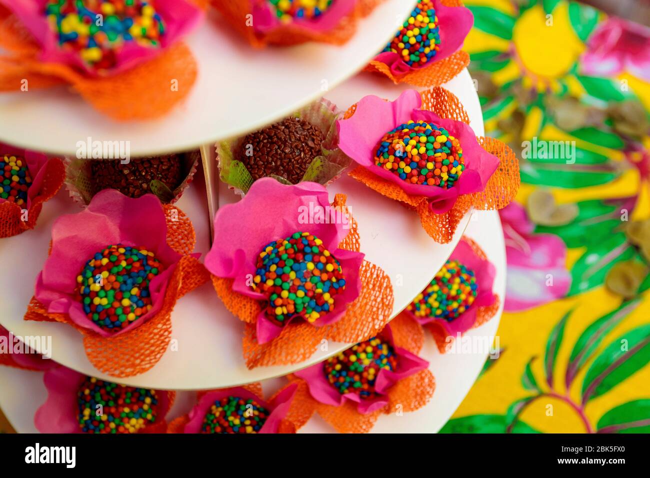colorful handmade sweets at celebratory event Stock Photo - Alamy
