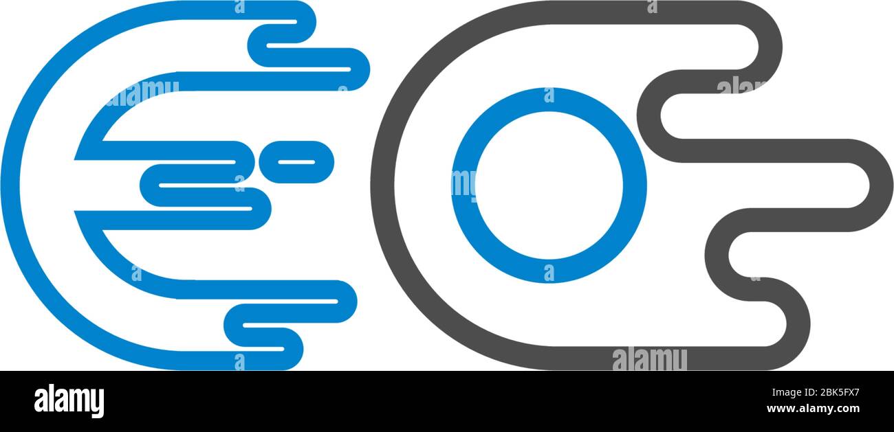 Letter EO logo icon template illustration Stock Vector Image & Art - Alamy