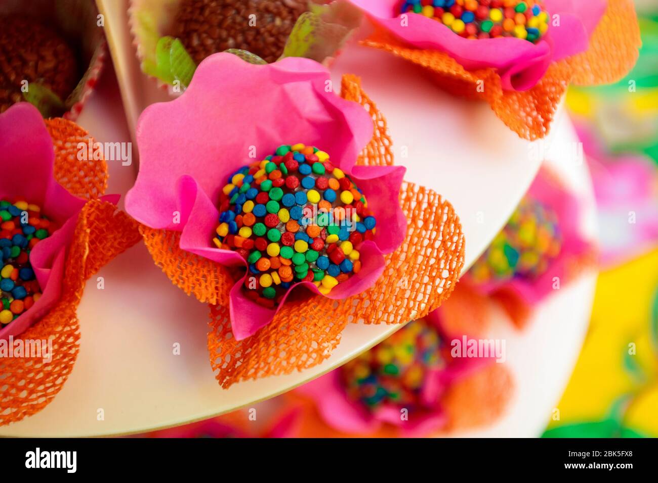 colorful handmade sweets at celebratory event Stock Photo - Alamy