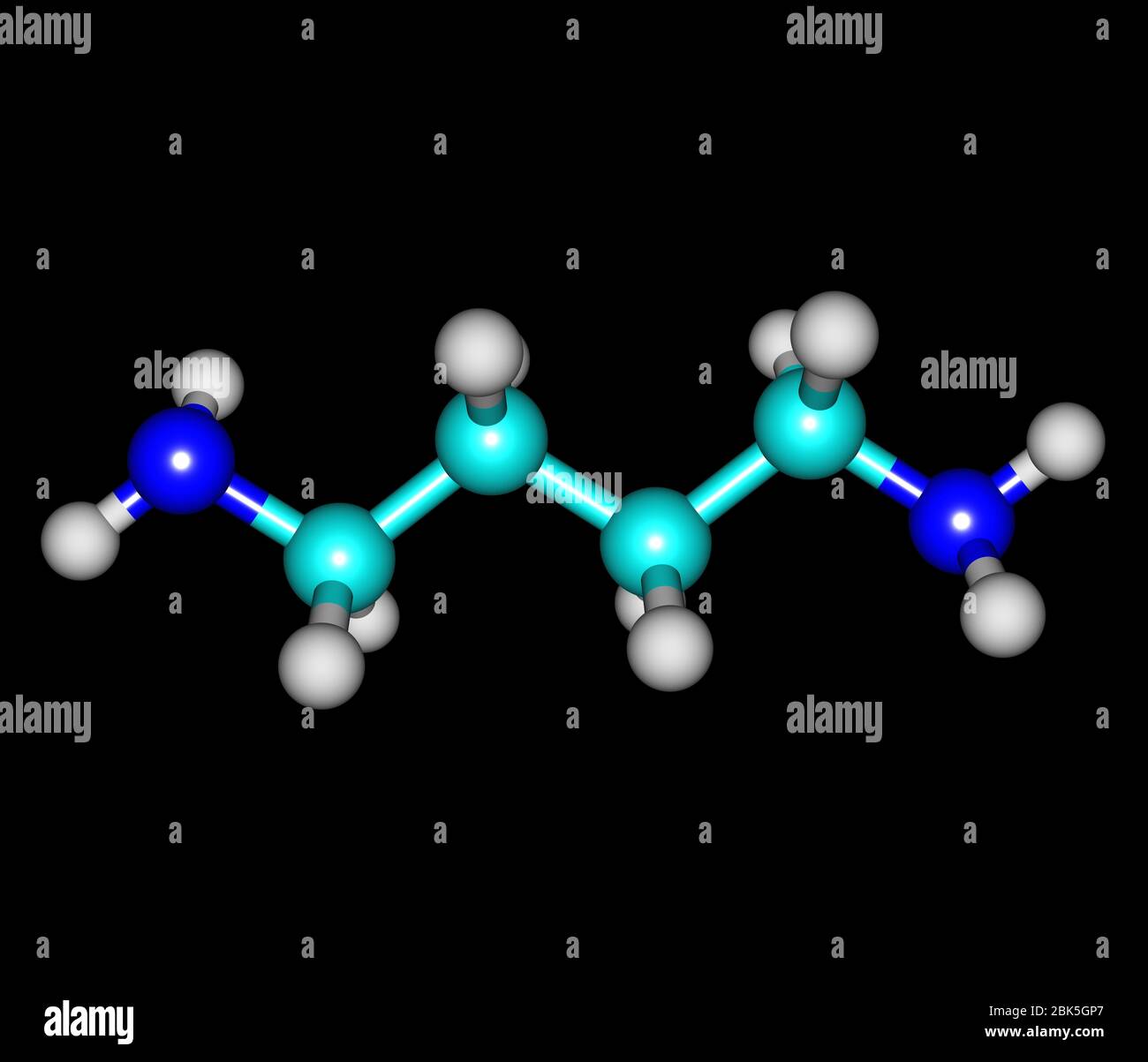 Putrescine (tetramethylenediamine) is a foul-smelling organic chemical ...