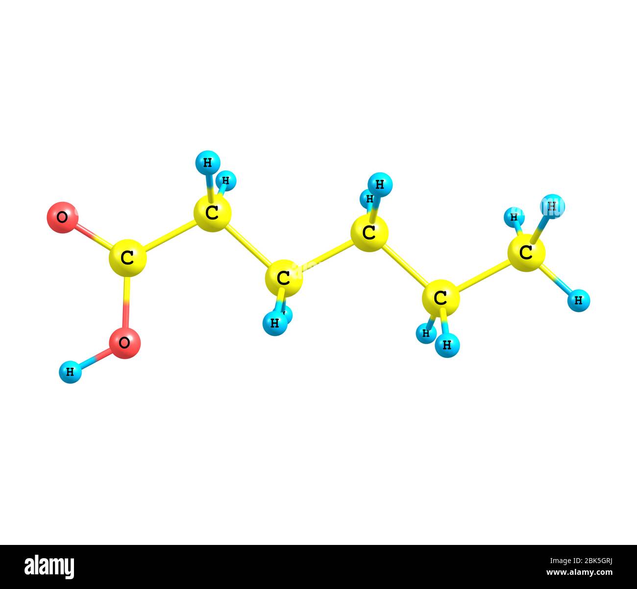 Hexanoic acid is the carboxylic acid derived from hexane with the ...