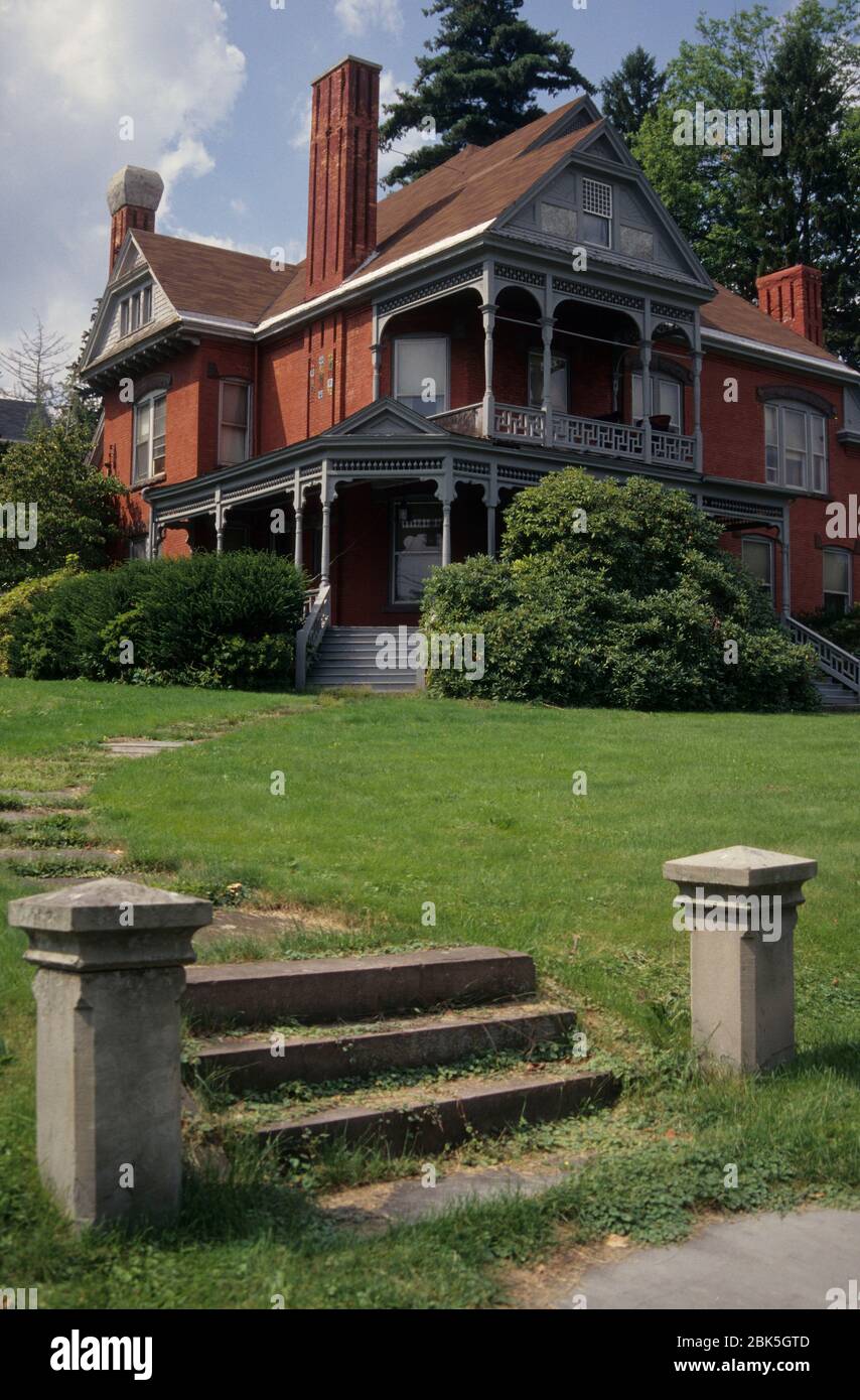 Victorian home, Towanda, Pennsylvania Stock Photo - Alamy