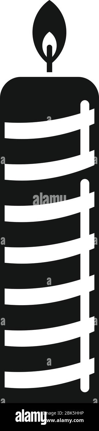 Candlelight icon. Simple illustration of candlelight vector icon for ...