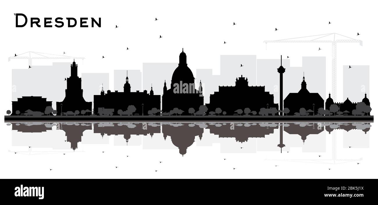Landmark of dresden Stock Vector Images - Alamy