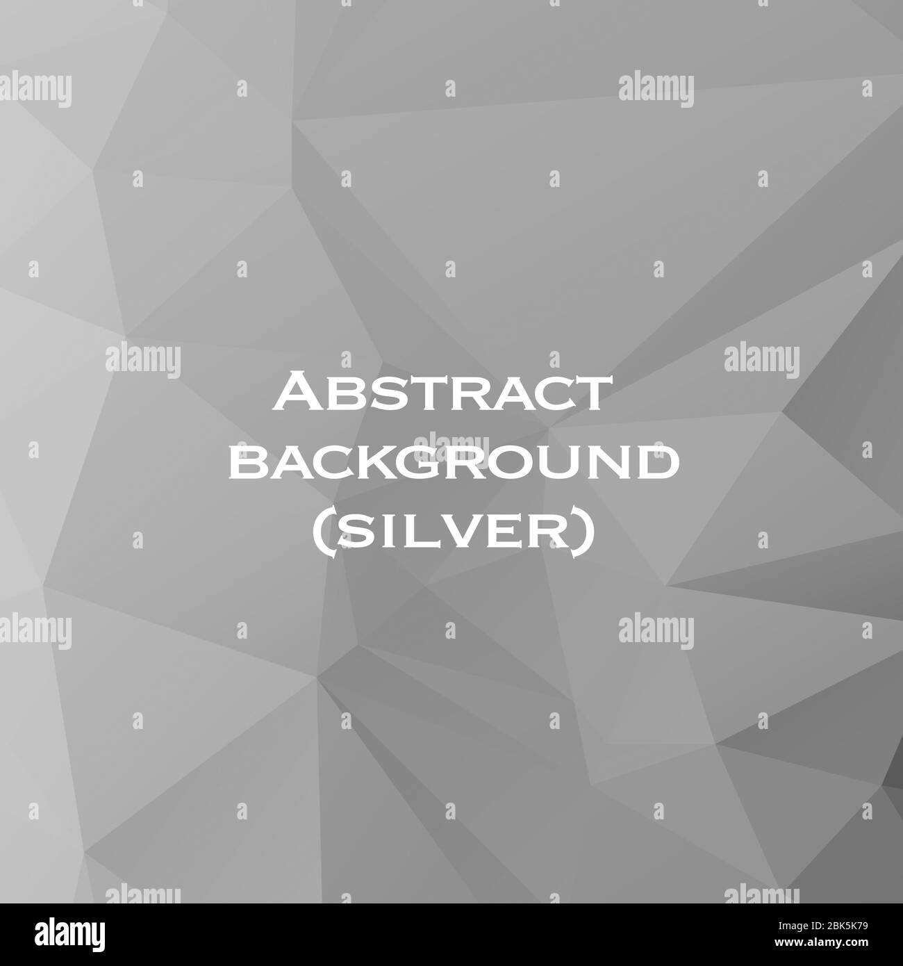 Modern (Sliver) Shiny Polygonal shapes background, low poly triangles ...