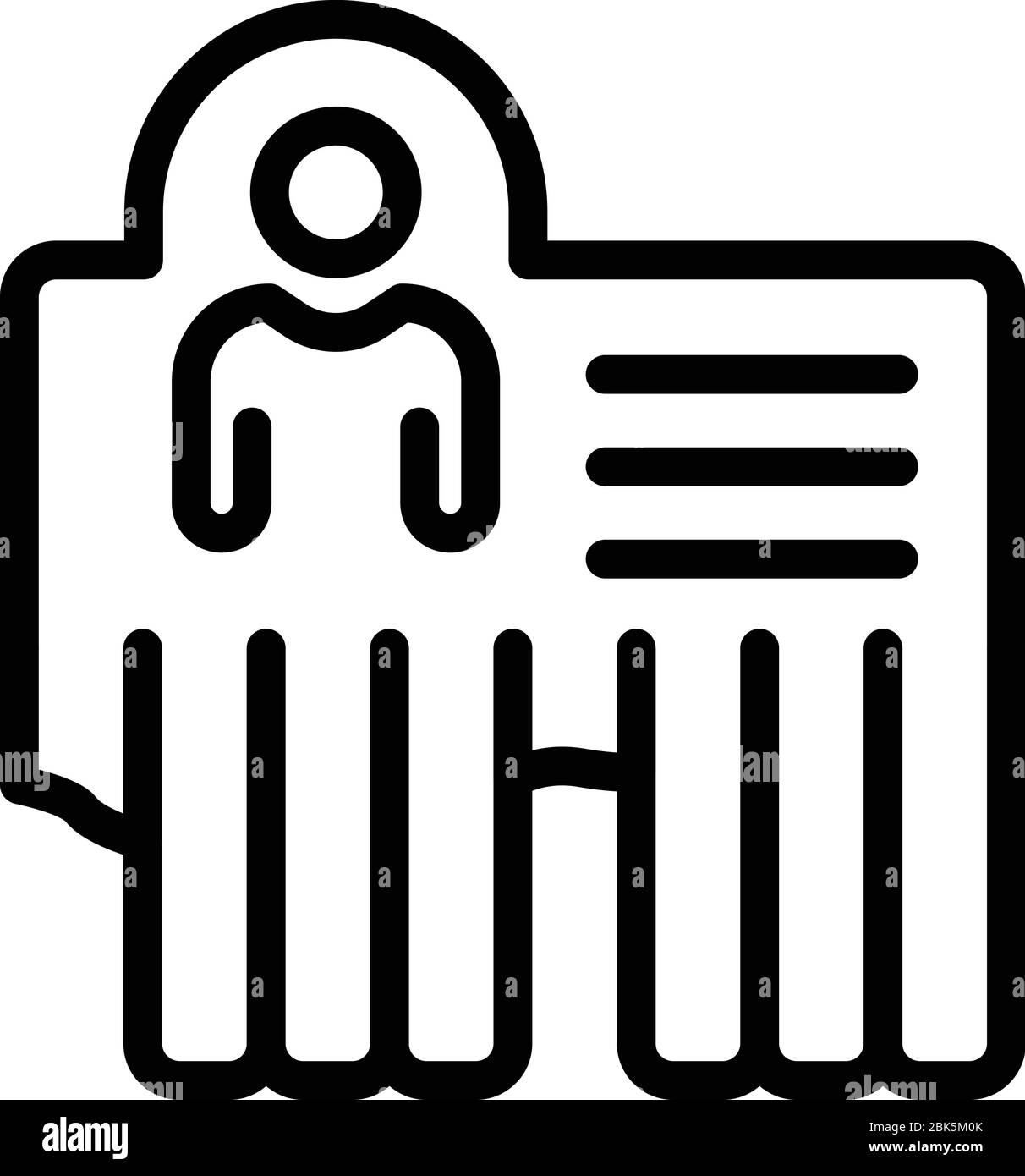 Paper street advertising icon, outline style Stock Vector Image & Art ...