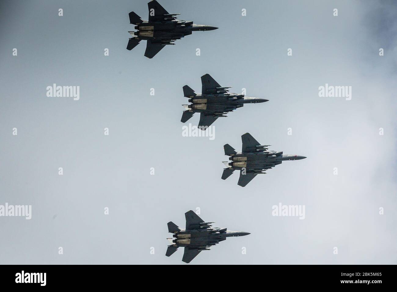 F-15E Strike Eagles with the 4th Fighter Wing, from Seymour Johnson Air ...