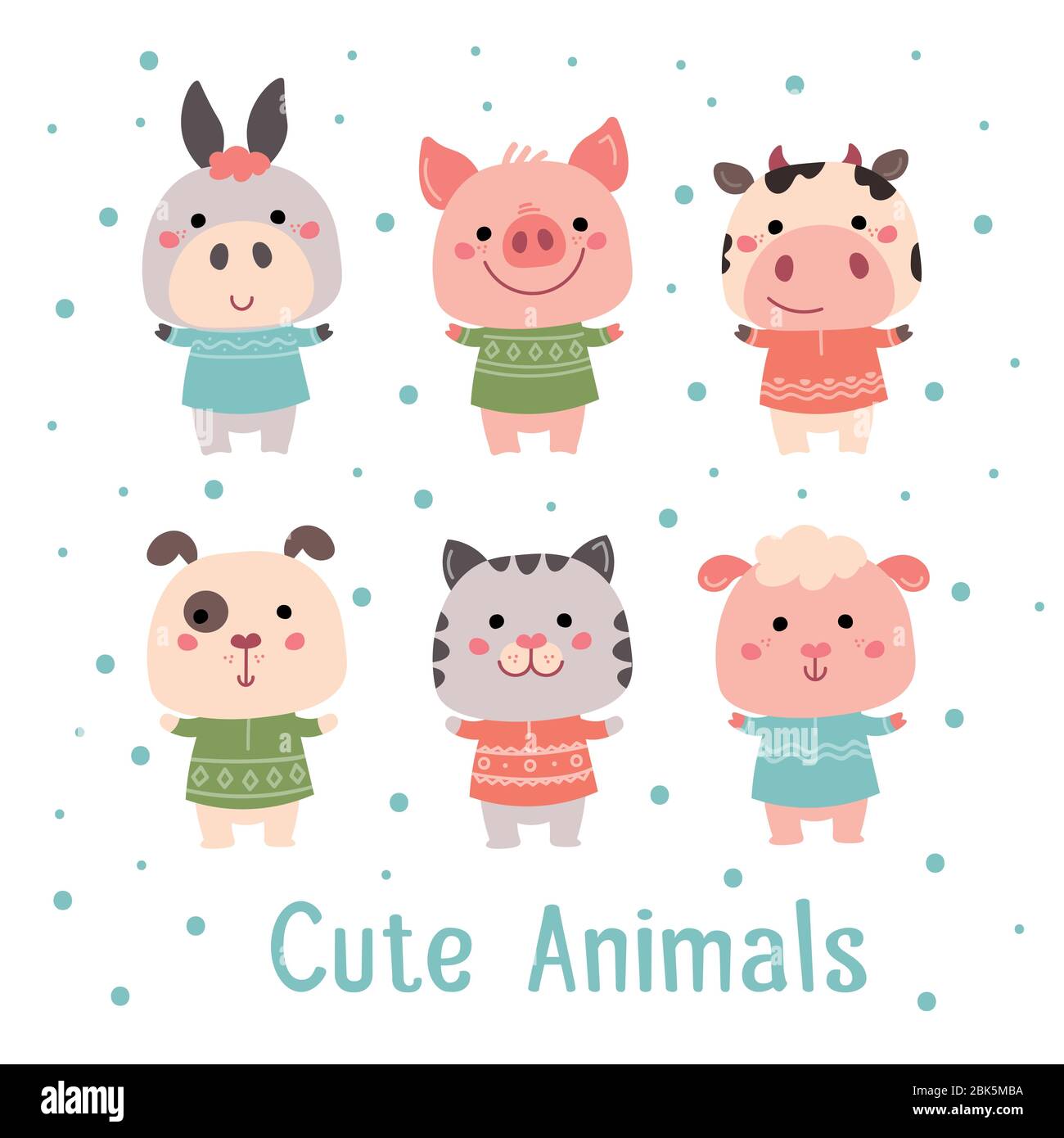 Donkey snow toy Stock Vector Images - Alamy