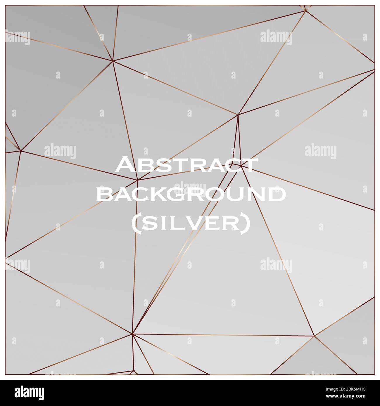 Modern (Sliver) Shiny Polygonal shapes background, low poly triangles ...