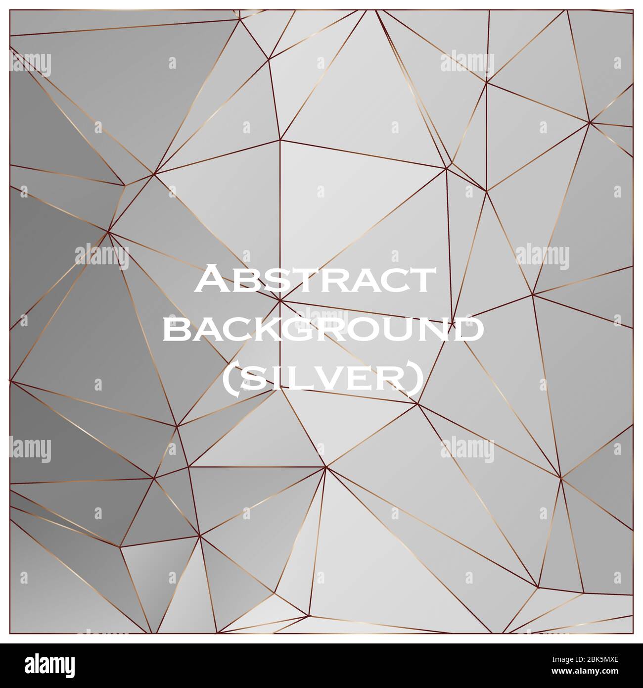 Modern (Sliver) Shiny Polygonal shapes background, low poly triangles ...