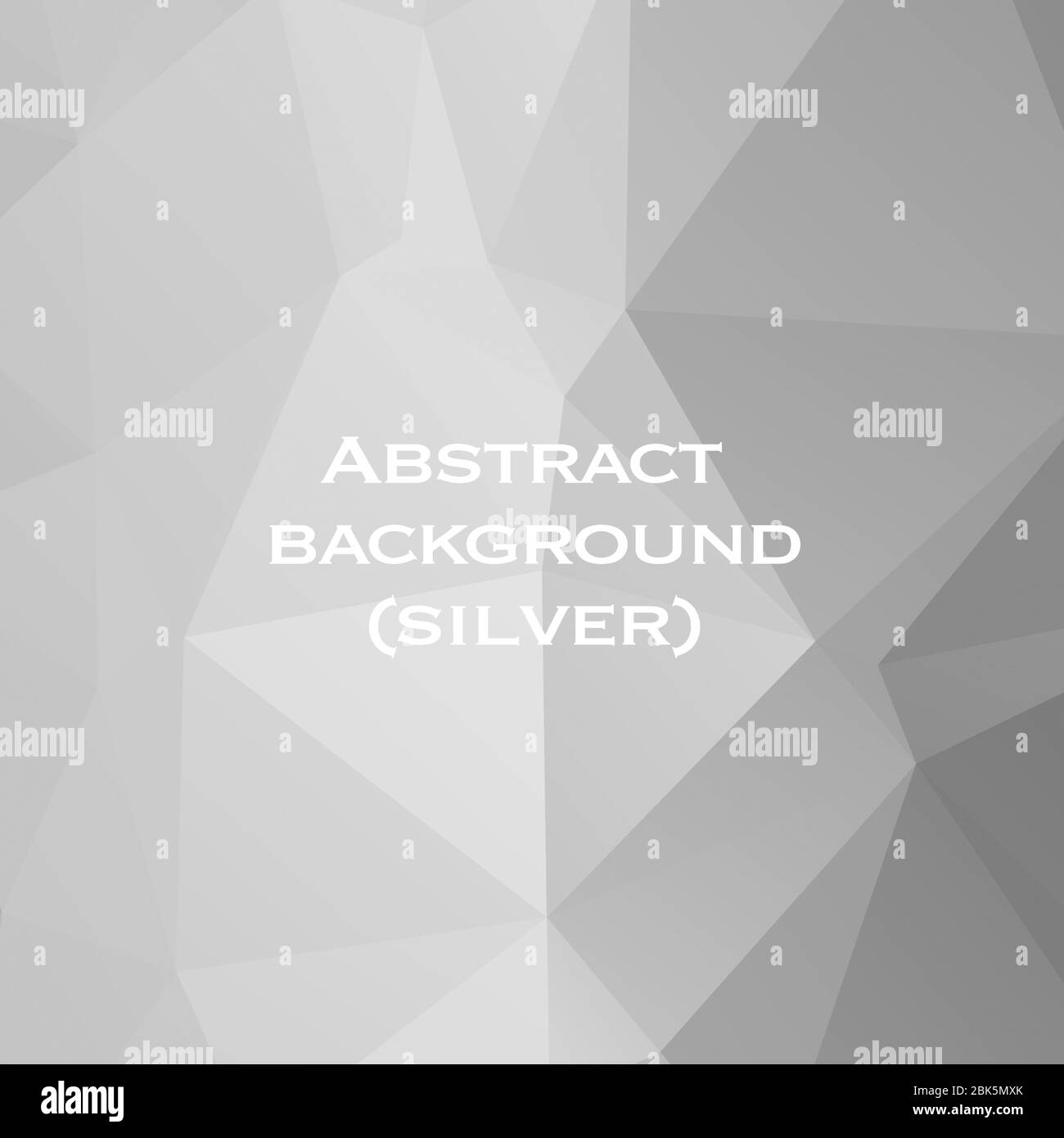 Modern (Sliver) Shiny Polygonal shapes background, low poly triangles ...