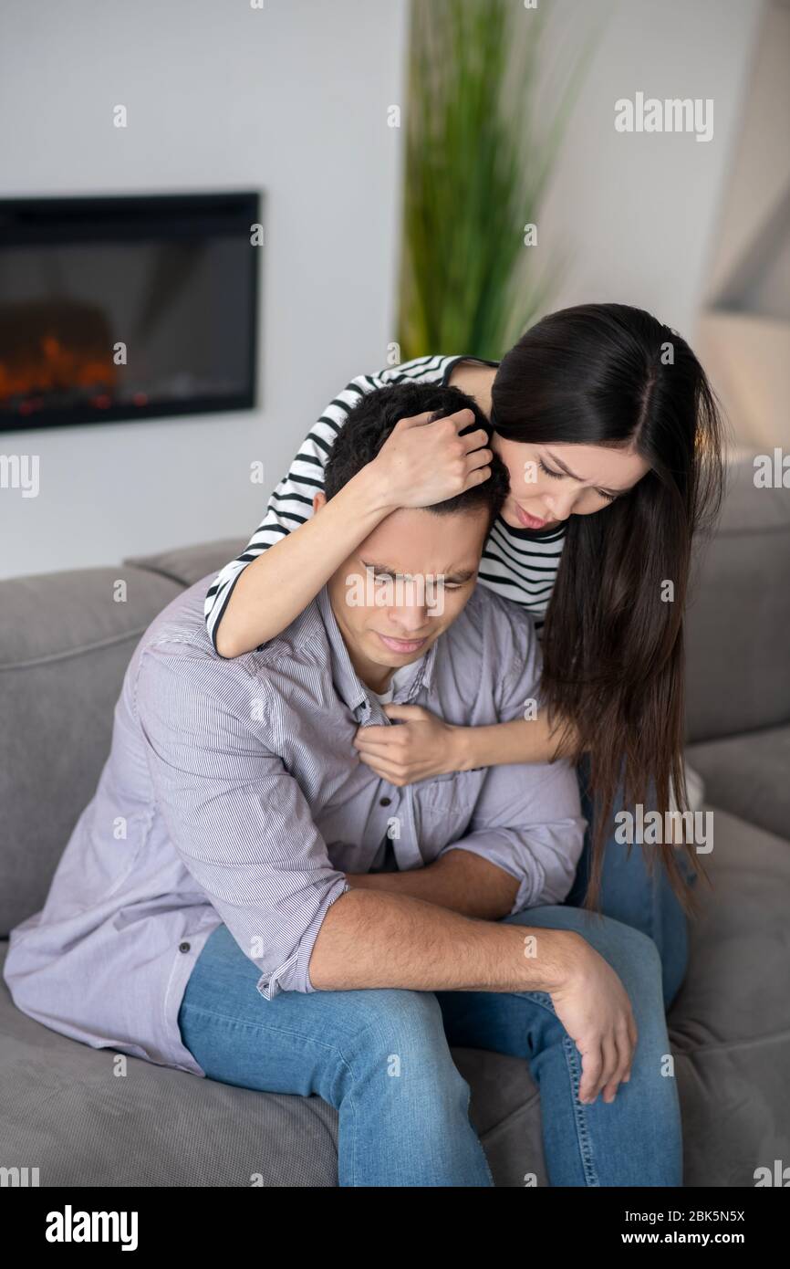Young woman feeling hopelessness hi-res stock photography and images ...