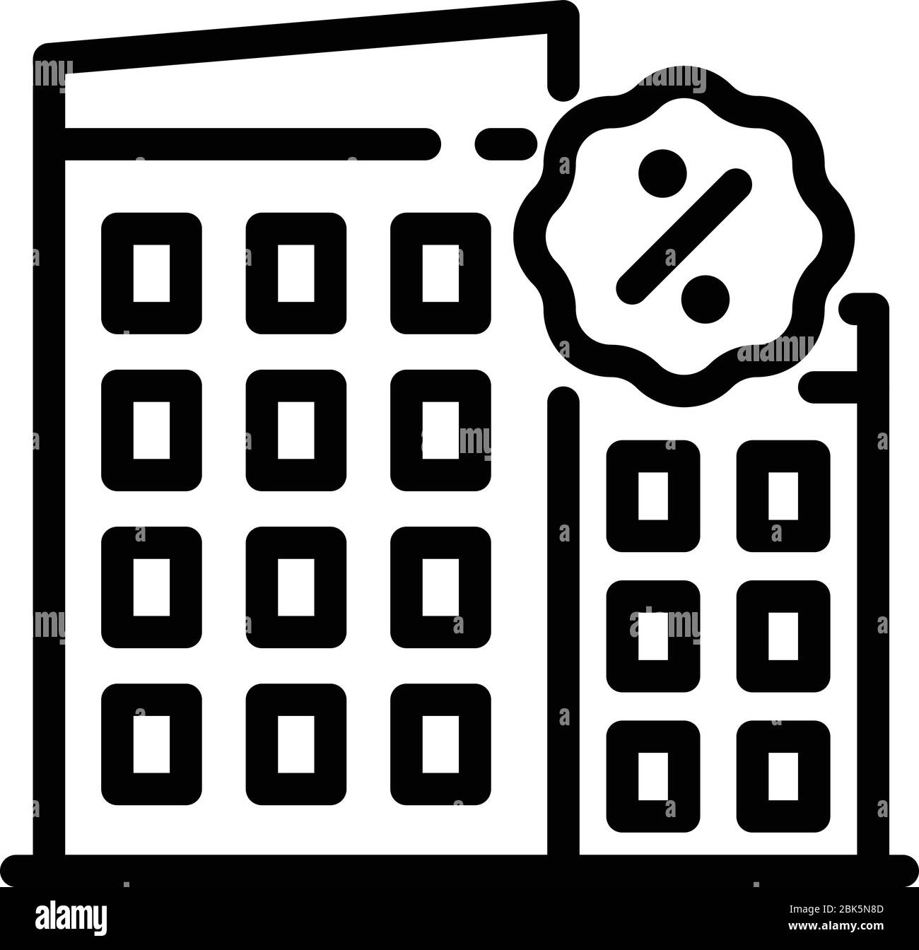 Commercial agency icon, outline style Stock Vector Image & Art - Alamy