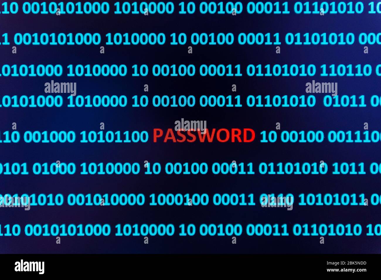 Binary code with the word Password, Password, Austria Stock Photo - Alamy