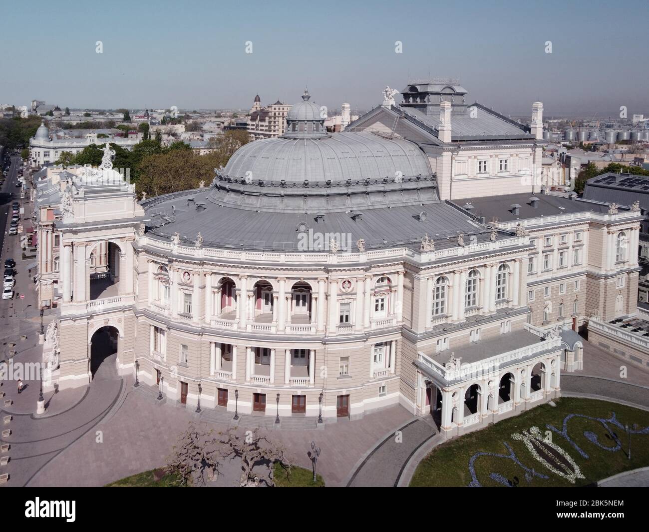 Aerial view, Odessa Opera House, Odessa National Academic Theatre of ...