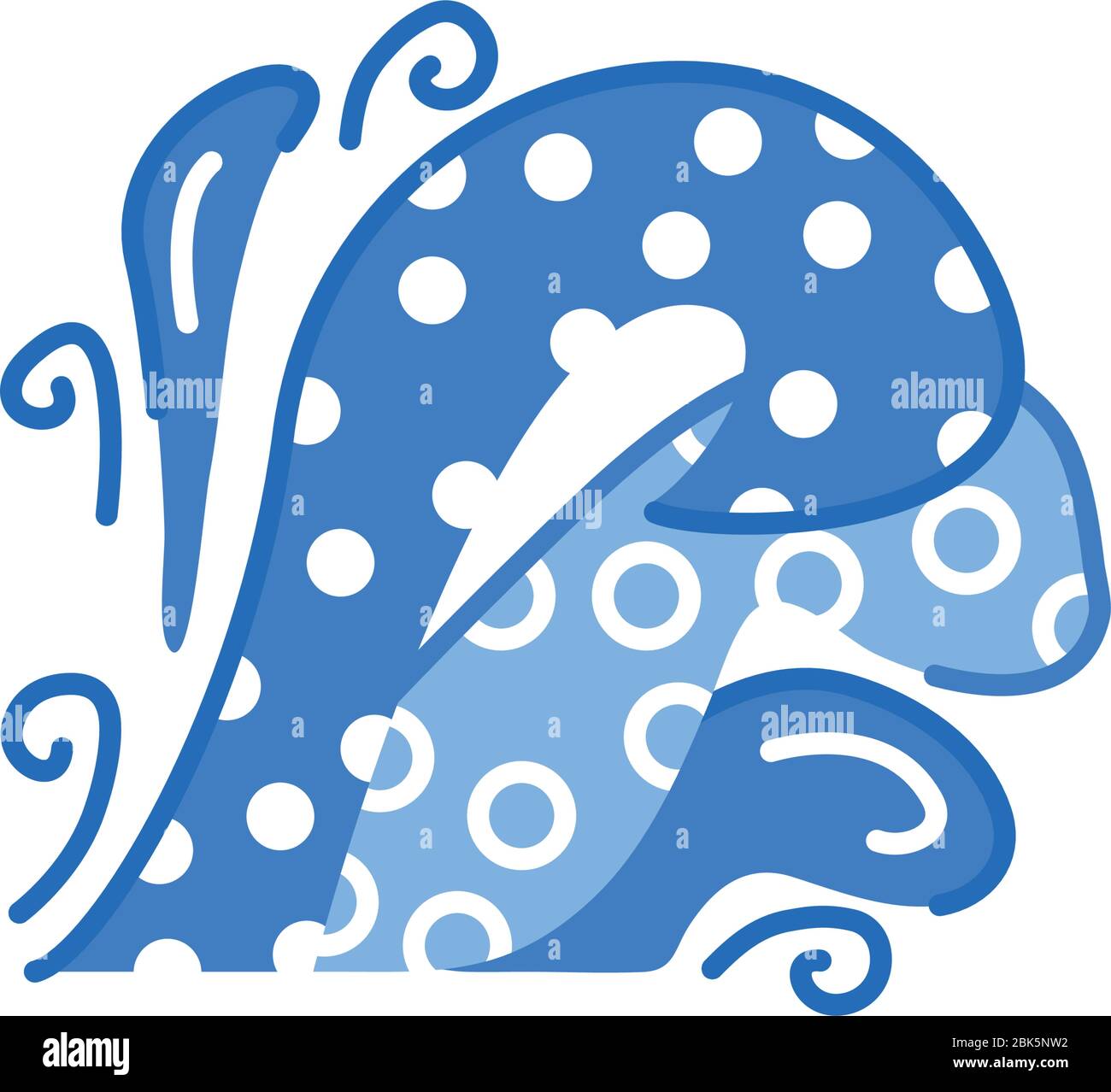 sea wave weather symbol isolated icon Stock Vector Image & Art - Alamy