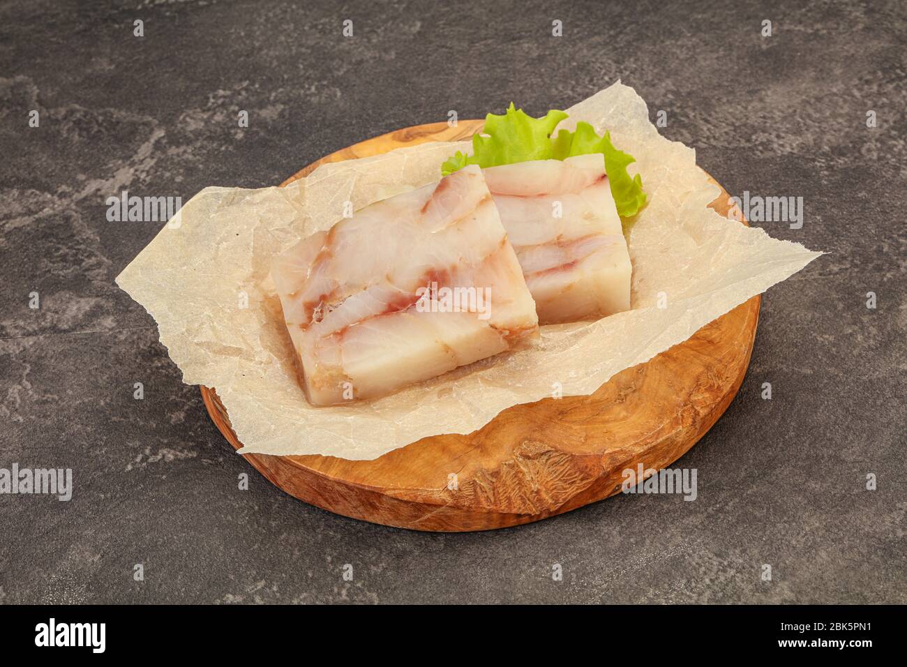 Raw dietary pollock fish fillet for cooking Stock Photo - Alamy