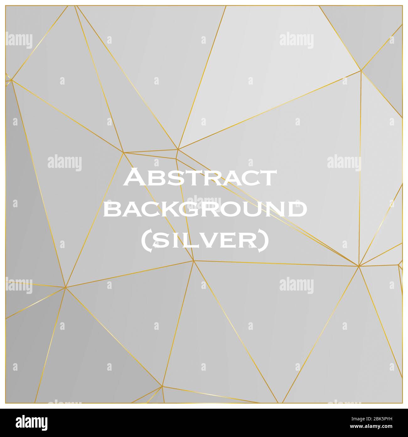 Modern (Sliver) Shiny Polygonal shapes background, low poly triangles ...