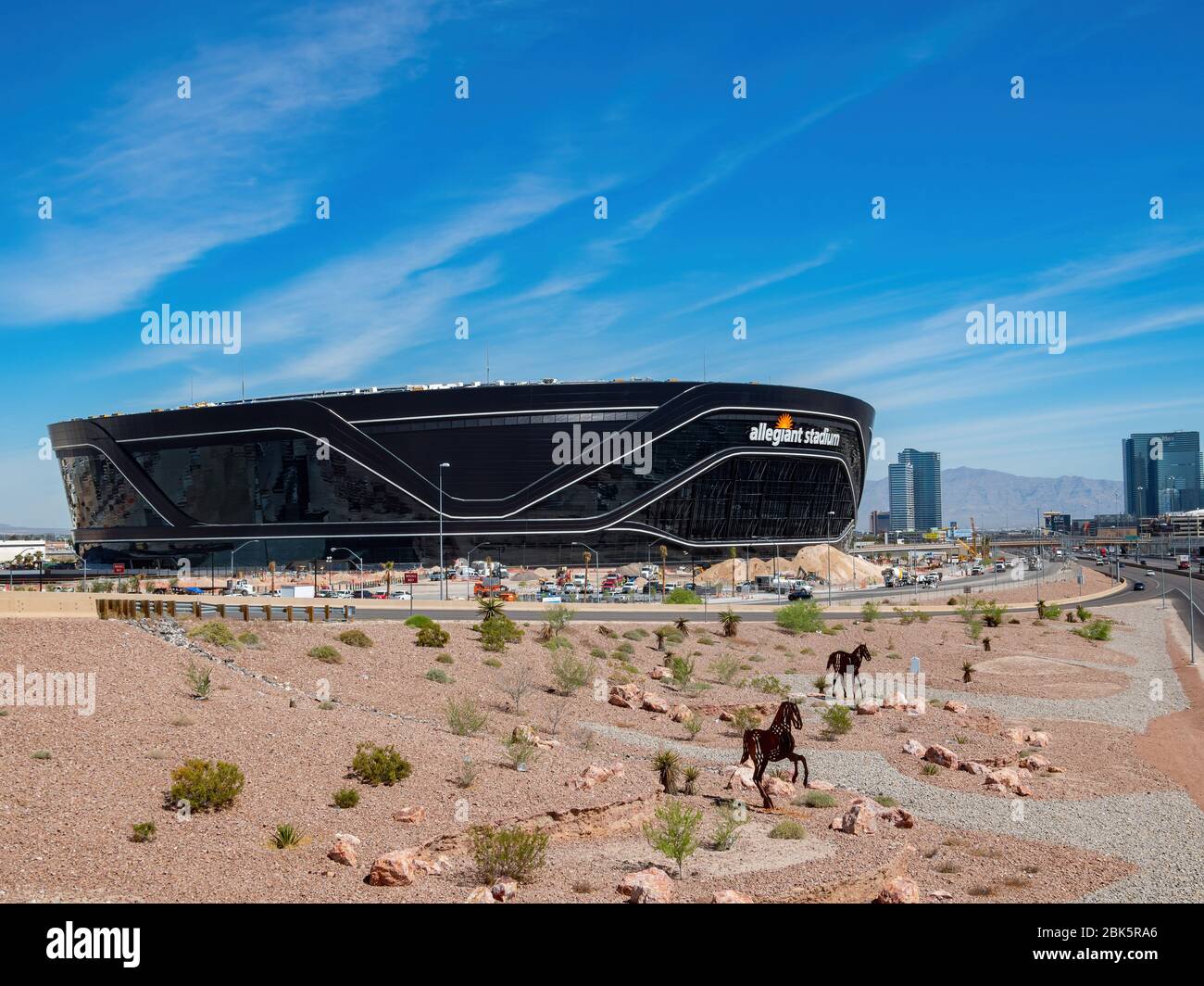 Allegiant stadium las vegas building hi-res stock photography and ...