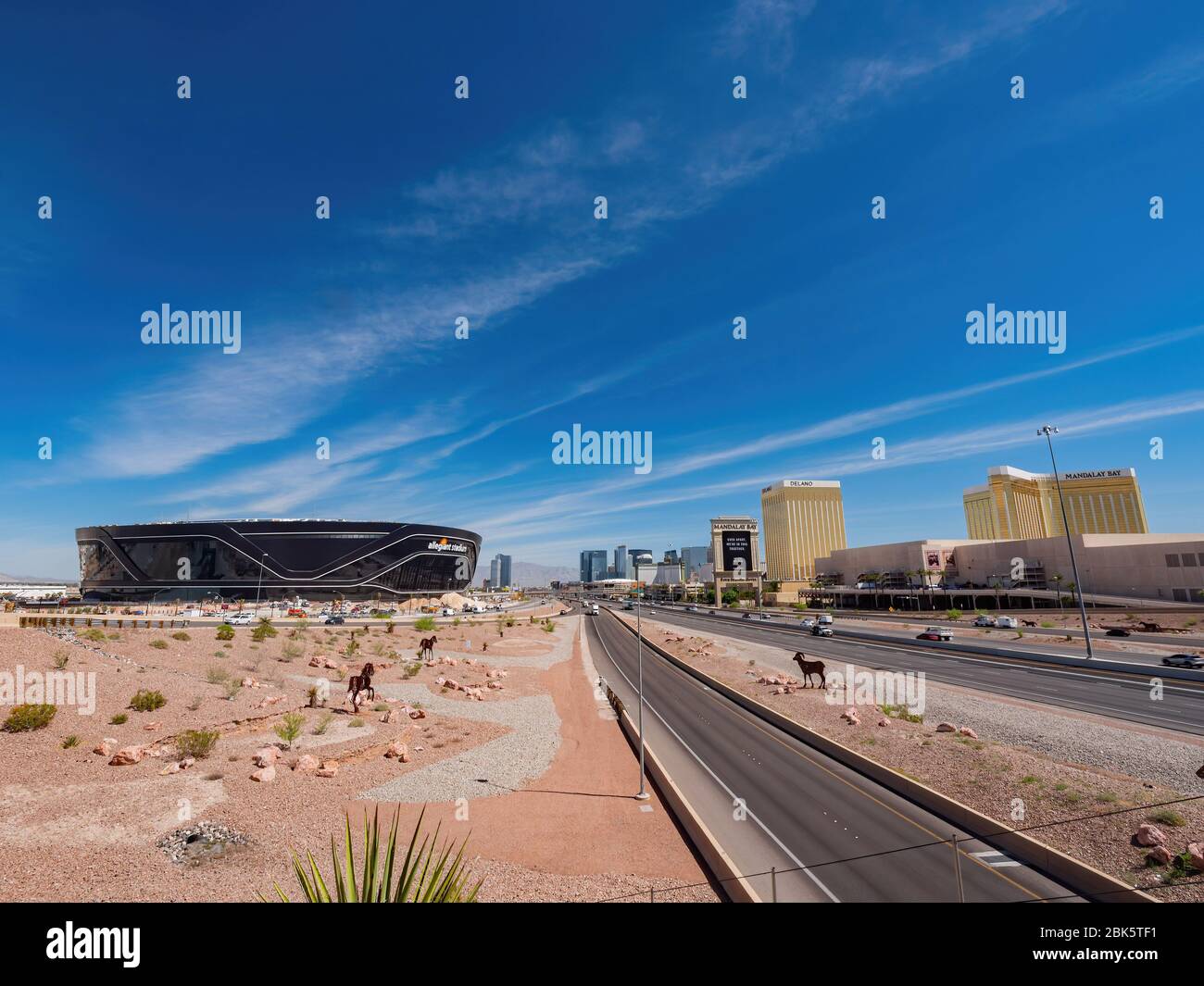 Allegiant stadium las vegas building hi-res stock photography and ...