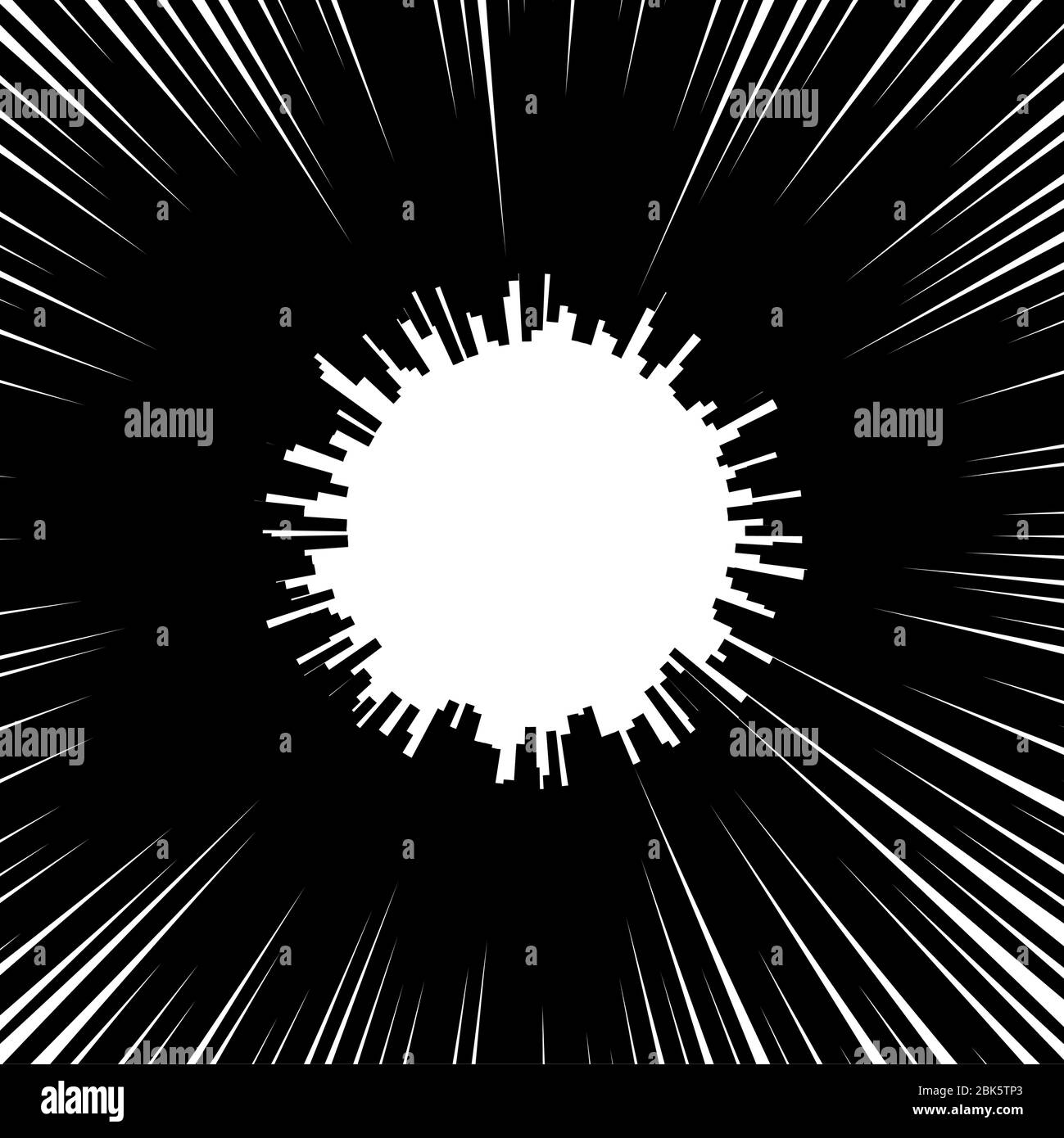 Comic abstract double speed lines and and manga fast motion style ...