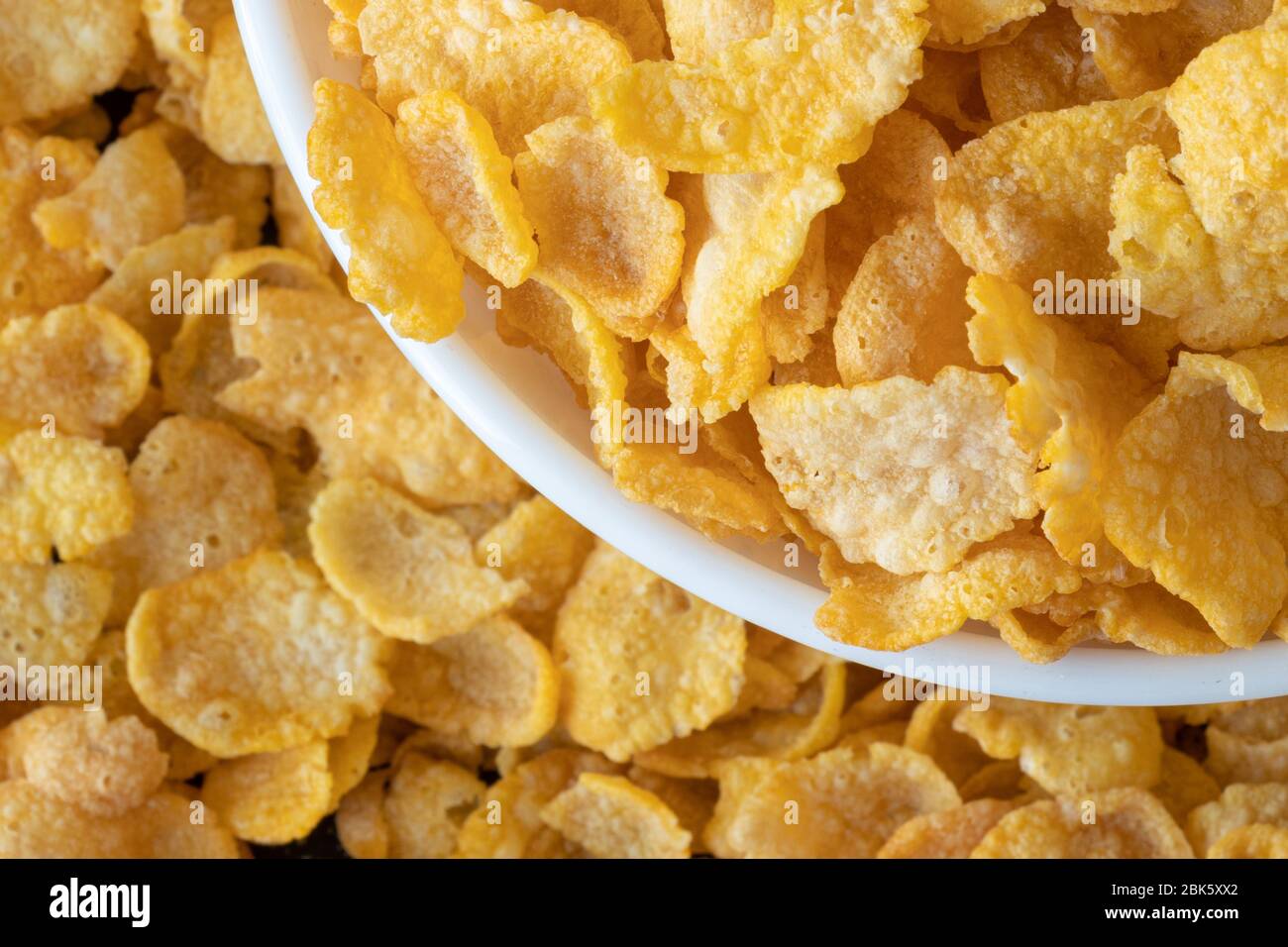 Cornflake bowl and milk hi-res stock photography and images - Alamy