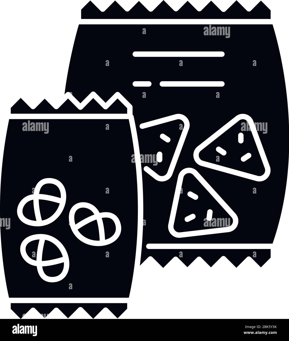 Supermarket snacks Stock Vector Images - Alamy