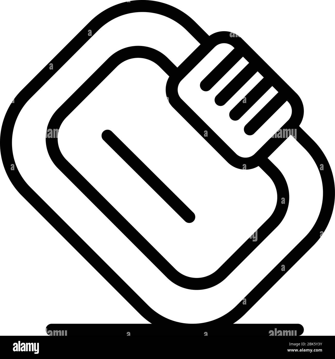 Climbing security lock Black and White Stock Photos & Images - Alamy