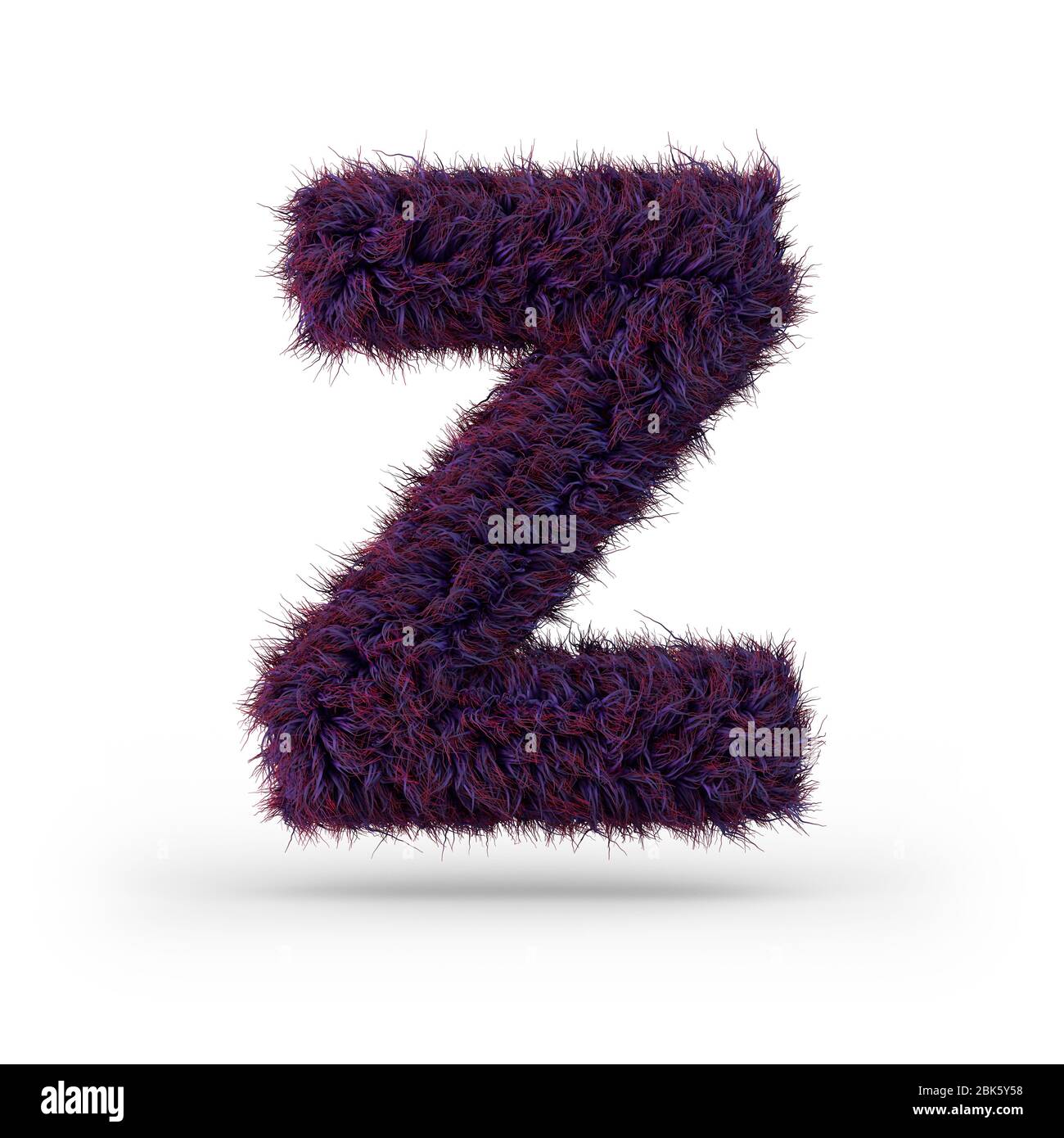 Purple Letter Z