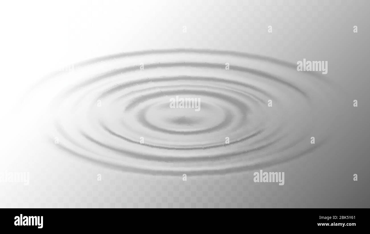 Water Drop Ripple Vector
