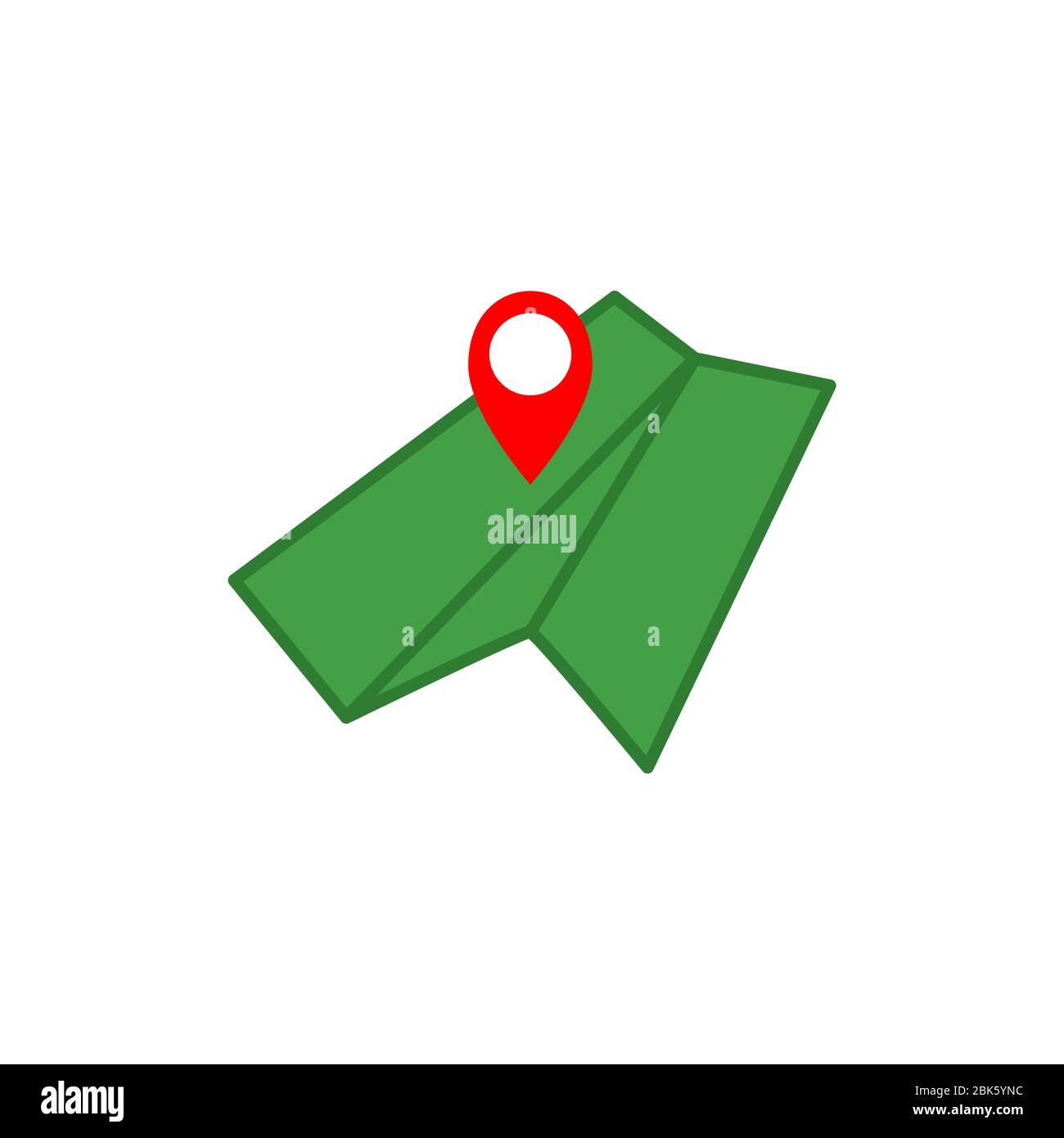 Map with a pin vector graphic design illustration Stock Vector Image ...