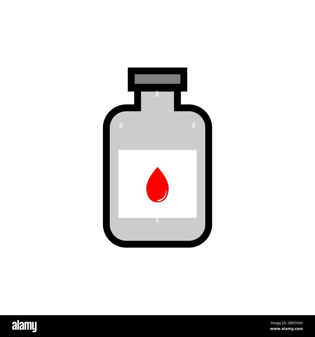 Bottles of blood Stock Vector Images - Alamy