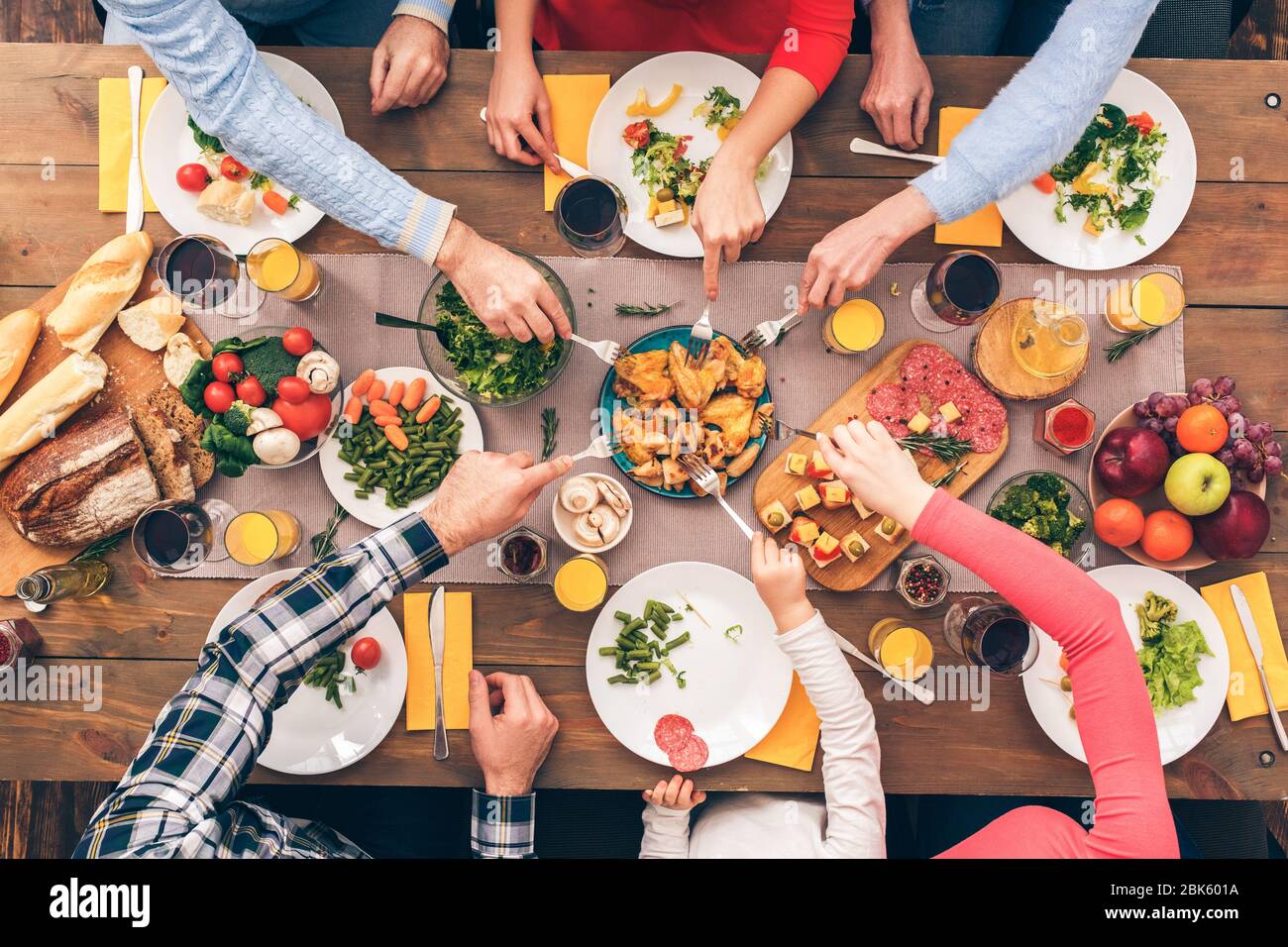 Chicken fingers top view hi-res stock photography and images - Alamy