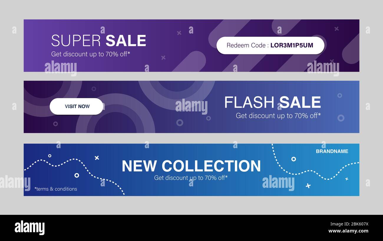 Sale mobile banner for website or internet ads. Promotion sale banner ...