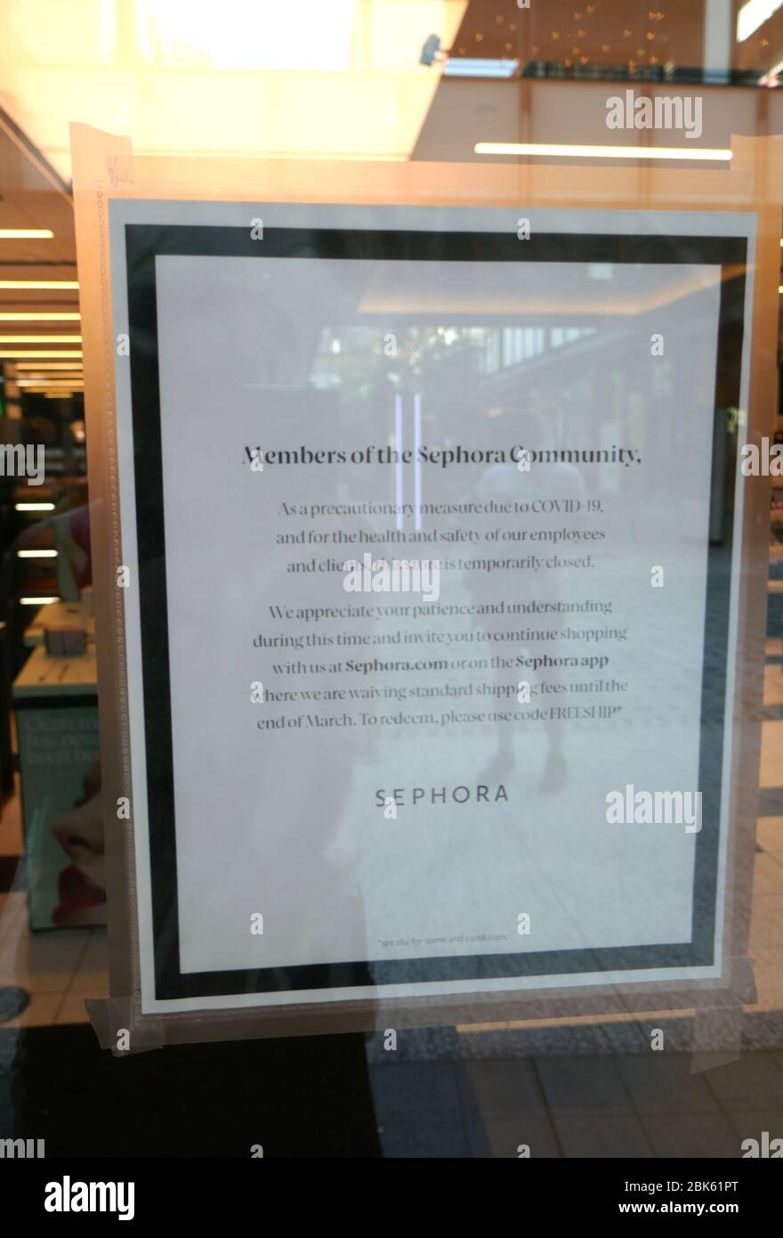 Century City California, USA 1st May 2020 A general view of atmosphere ...