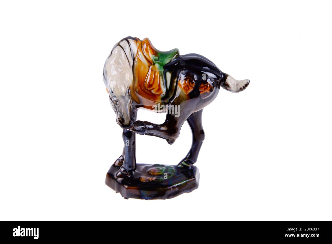 China's Tang three - color glaze horses are famous for their perfect ...