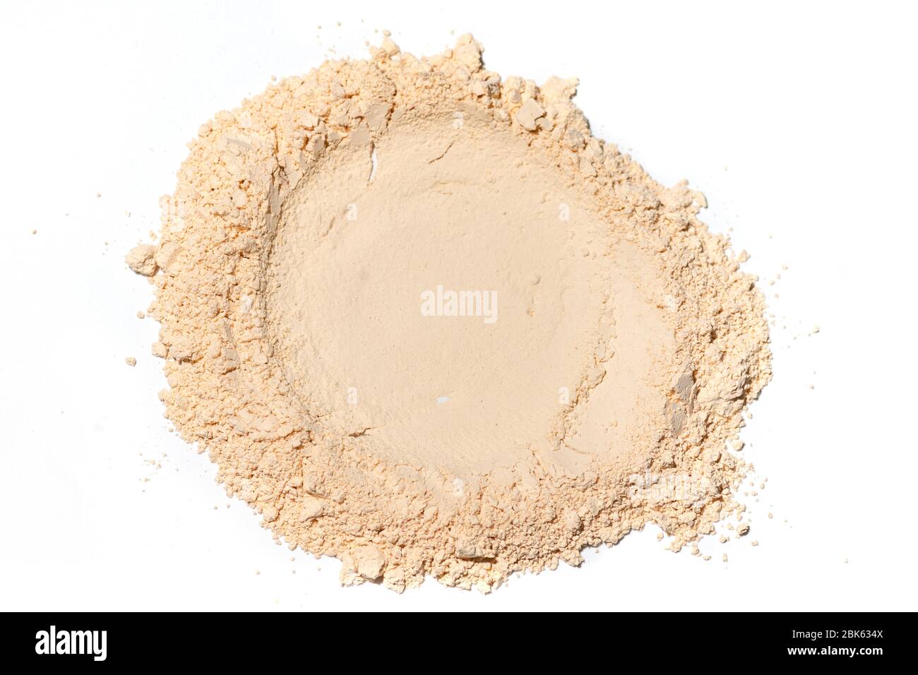 Whitening Mineral Loose Powder.Scattered tan colored facial loose ...
