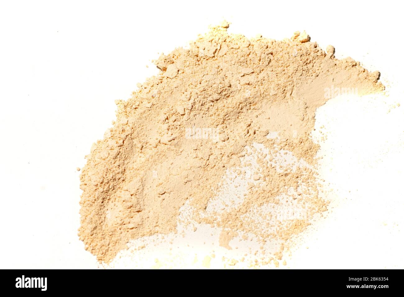 Whitening Mineral Loose Powder.Scattered tan colored facial loose ...