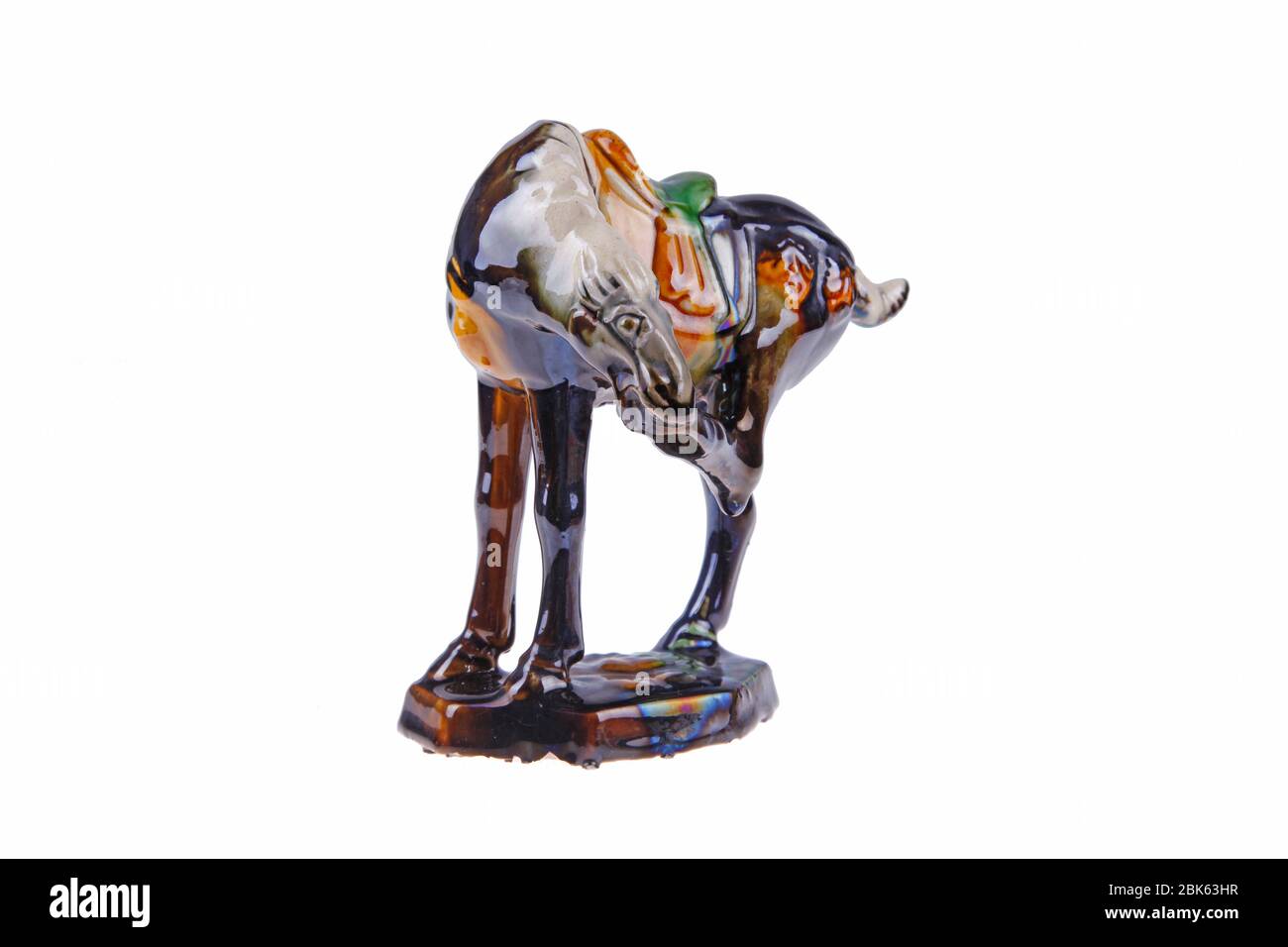 China's Tang three - color glaze horses are famous for their perfect ...