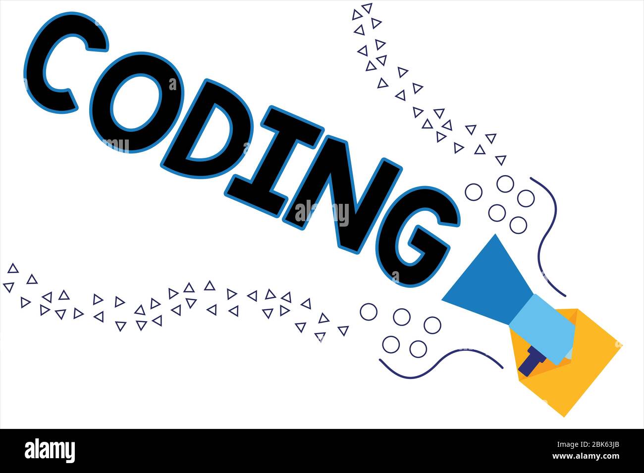 Word writing text Coding. Business photo showcasing assigning code to ...