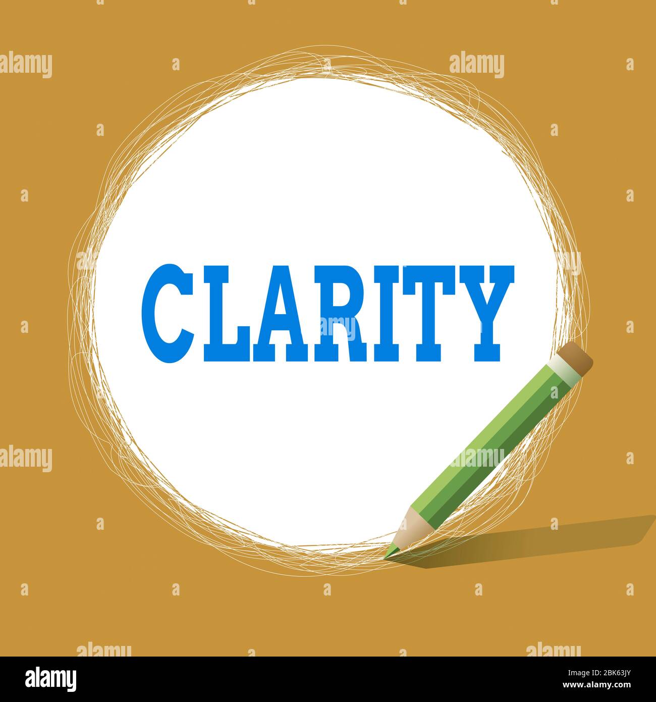 Conceptual hand writing showing Clarity. Concept meaning Being coherent ...