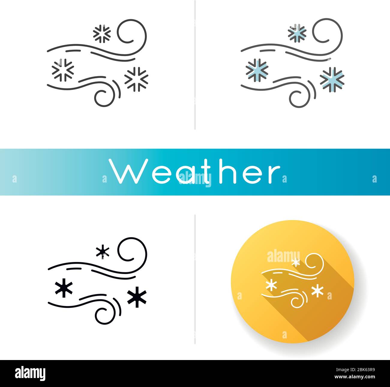 Blowing snow icon Stock Vector Image & Art - Alamy